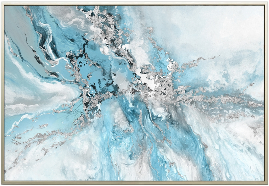 60x80 | LARGE FRAMED ABSTRACT ART – Zoove Art
